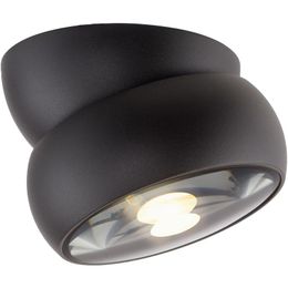 Neuhaus PURE LED Deckenleuchte &raquo;PURE Move&laquo; LED-Board 1 Stk. Warmwei&szlig; Dimmf&auml;hig &uuml;ber separaten Dimmer, dreh- &schwenkbar schwarz 1, &Oslash; 11cm H: 7,3cm, 1 