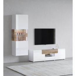OTTO home Wohnwand &raquo;Toledo&laquo; 2 Stk. tlg. wei&szlig; B/H/T: 212cmcm