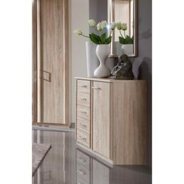 Wiemann Kombikommode &raquo;Meran&laquo; vormontiert beige Holzwerkstoff B/H/T: 93cm x 89cm x 37cm, 5 Stk., 1 Stk.
