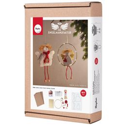 Rayher Bastelpackung "Engelmanufaktur", 2 h&auml;ngende Engel