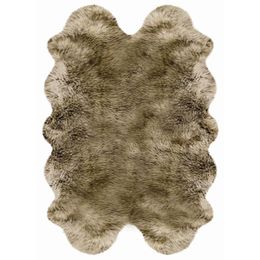 Heitmann Felle Fellteppich &raquo;Lammfell 190&laquo; rechteckig 70 mm H&ouml;he Premium Qualit&auml;t, echtes Austral. Lammfell, besonders weich Obermaterial: 100% Lammfell B : 120cm 1 