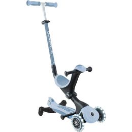Globber Tretroller &raquo;GO-UP DELUXE LIGHTS ECO 360, mit Leuchtrollen&laquo; Aufsitzrad mit Schubstange, Laufrad und Scooter Einheitsgr&ouml;&szlig;e Tretroller