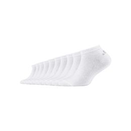 s.Oliver M&auml;dchen Sneakersocken "essentials", Gr. 31, wei&szlig;, Baumwolle, Elasthan, Polyamid, unifarben, Socken, weiche Zehenn&auml;hte, druckfreies