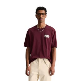 Marc O'Polo Herren T-Shirt "aus reiner Bio-Baumwolle", rot, Basic, Gr. S, MARC O'POLO DENIM, unifarben, Obermaterial: 100% Baumwolle, Shirts