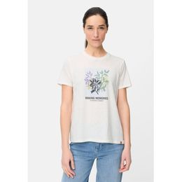 Camel Active T-Shirt aus reiner Baumwolle in Milchwei&szlig; | Gr.: XXS