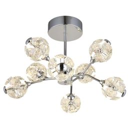Globo LIGHTING Deckenleuchte &raquo;VIRINA&laquo; LED-Modul 1 Stk. Warmwei&szlig; Deckenlampe Wohnzimmer-Leuchte Schlafzimmer-Leuchte Flur K&uuml;che &Oslash; 68cm H: 38cm, 1 Stk.