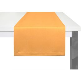 WIRTH Tischl&auml;ufer &raquo;Neufahrn&laquo; rot Kunstfaser B/L: 40cm x 150cm, eckig
