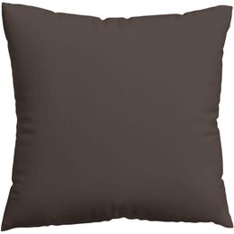 Schlafgut Kissenbezug &raquo;Premium Kissenbezug Woven Satin (1 St)&laquo; Ton-in-Ton Rei&szlig;verschluss, Fadendichte von 300tc, Uni, OEKO Tex beige Mako-Satin, Obermaterial: 