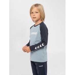 Hummel T-Shirt Hmljr Logo Jungen in DUSTY BLUE | Gr.: 110/116