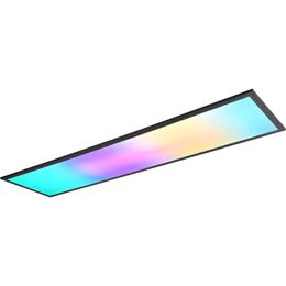 REALITY LEUCHTEN LED Panel &raquo;BETA, LED Deckenleuchte, CCT 2700-6500K Fernbedienung&laquo; LED-Board 1 Stk. Farbwechsler RGB RGB Multicolor Farbwechsel 
