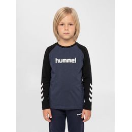 Hummel T-Shirt Hmljr Logo Jungen in OMBRE BLUE | Gr.: 34-39