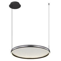 Globo LIGHTING H&auml;ngeleuchte &raquo;BRIGGS&laquo; LED-Modul 1 Stk. warmwei&szlig; - kaltwei&szlig; H&auml;ngelampe Esszimmer-Leuchte Esstischleuchte Wohnzimmer schwarz H: 150cm, 1 