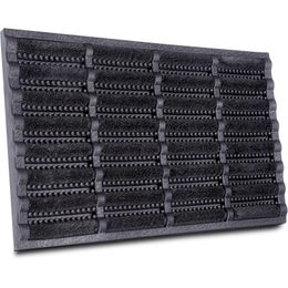 Hanse Home Fu&szlig;matte &raquo;Schmutzfangmatte Brushes Mat, T&uuml;rmatte&laquo; rechteckig 25 mm H&ouml;he Kokos, Gummi, Schmutzfangmatte, Outdoor, Rutschfest, Innen, 