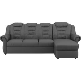 Home Affaire Ecksofa &raquo;Boston L-Form&laquo; mit hoher R&uuml;ckenlehne, wahlweise mit Schlaffunktion braun 64% Polyurethan, 25% Polyester, 11% Baumwolle B/H/T: 
