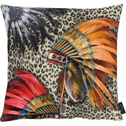 Apelt Dekokissen &raquo;Native Americans&laquo; Kissenh&uuml;lle ohne F&uuml;llung, 1 St&uuml;ck bunt Polyester B/L: 46cm x 46cm, 1 Stk.