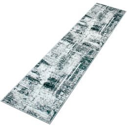 OTTO home Teppich &raquo;Salsa&laquo; rechteckig 9 mm H&ouml;he mit besonders weichem Flor, Kurzflor, im Vintage-Look, dichte Qualit&auml;t gr&uuml;n Kunstfaser B : 67cm 1 Stk.,