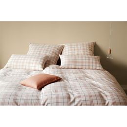 Elegante Bettw&auml;sche &raquo;Livingston&laquo; 2 Stk. angenehmes Hautgef&uuml;hl Flanell, Obermaterial: 100% Baumwolle B/L: 135cm x 200cm, 1 Stk., 1 Stk., Flanell, B/L: 80cm x 