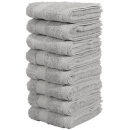 OTTO home Gaestehandtuecher &raquo;Vanessa, 8 G&auml;stehandt&uuml;cher, 30x50cm, in Standard- und Premium-Qualit&auml;t&laquo; Handt&uuml;cher mit Bord&uuml;re, 100% Baumwolle, einfarbig
