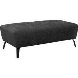 OTTO home Hocker &raquo;Viborg 121 x 63 cm, mit Steppungen, elegant, modern&laquo; pflegeleichter Bezug, extra hohe F&uuml;&szlig;e - passend f&uuml;r Saugroboter! grau 100% 