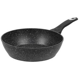 RESTO Kitchenware Bratpfanne &raquo;Antlia, tiefe Pfanne mit ergonomischem Soft-Touch-Griff&laquo; Aluminium 1 Stk. tlg. Marmor-Antihaftbeschichtung, 4-lagig, f&uuml;r