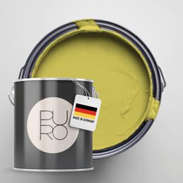A.S. Cr&eacute;ation Wandfarbe &raquo;Premium Innenwandfarbe PURO Tuchmatt gentle lime&laquo; ideal f&uuml;r Wohnzimmer, Schlafzimmer, Flur und K&uuml;che, Farbwelt Gr&uuml;n gr&uuml;n 1 l 1ml