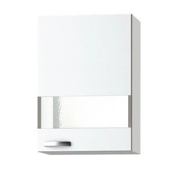Optifit Glash&auml;ngeschrank &raquo;Ole&laquo; wei&szlig; Glas, Holzwerkstoff B/H/T: 50cm x 70,4cm x 34,9cm, T&uuml;ren: 1 Stk.