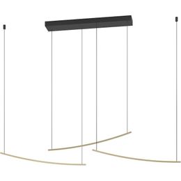 Eglo H&auml;ngeleuchte &raquo;VILLEGGI Pendellampe - Alu, Stahl - LED - 22W - IP20&laquo; LED-Modul 1 Stk. Kaltwei&szlig; Neutralwei&szlig; Warmwei&szlig; H&auml;ngelampe, Deckenlampe, 