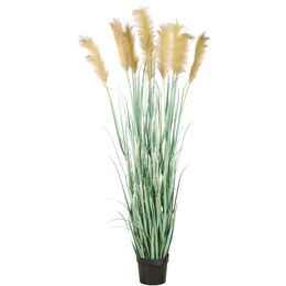Creativ green Kunstgras &raquo;Grasbusch Cortaderia&laquo; in opulenter Gr&ouml;&szlig;e gr&uuml;n Kunststoff B/H/L: 175cm, 1 Stk.