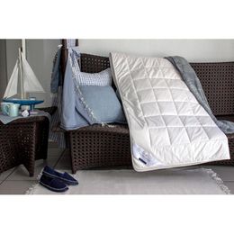 Billerbeck Baumwollbettdecke &raquo;Ancona Superlight, Bettdecken f&uuml;r den Sommer, Decke&laquo; leicht F&uuml;llung 100% Baumwolle 1 Stk. tlg. Sommerdecke mit 