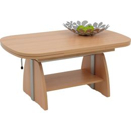Hela Couchtisch &raquo;Fabian&laquo; mit Funktion, ausziehbar und h&ouml;henverstellbar braun B/H/T: 157cm x 69cm x 67cm