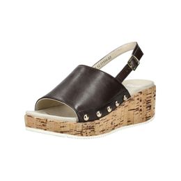 Ara Damen Keilsandalette "Ara Sandalen Glattleder", Gr. 36, braun, Glattleder, Schuhe