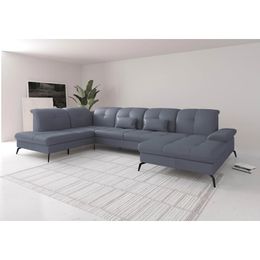 Sit & More sit&more Wohnlandschaft &raquo;Amica, U-Form, inkl. Sitztiefenverstellung und Armteilverstellung&laquo; wahlweise mit Kopfteilverstellung, Schlaffunktion und 