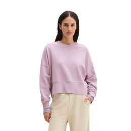 Marc O'Polo MARC O'POLO Damen Sweatshirt "mit recycelter Baumwolle", rosa, Gr. XL, unifarben, Obermaterial: 100% Baumwolle, Sweatshirts