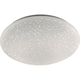 JUST LIGHT Deckenleuchte &raquo;SKYLER&laquo; LED-Board 1 Stk. Neutralwei&szlig; Tageslichtwei&szlig; Warmwei&szlig; RGB+W wei&szlig; 1, &Oslash; 39cm H: 12cm, 1 Stk.