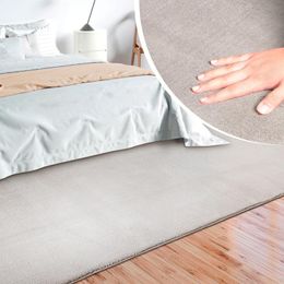 MERINOS Teppich &raquo;Loft 37, Kunstfellteppich&laquo; rechteckig 16 mm H&ouml;he weich und kuschelig, Fell Haptik, Anti-Rutsch-Unterseite beige Polyester B : 240cm 1