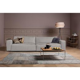 Musterring Big-Sofa &raquo;LUCIA Mega Sofa, zeitlos, bequem, Breite 292cm, Kontrastn&auml;hte&laquo; in vielen Qualit&auml;ten und 4 unterschiedlichen N&auml;hten, 3-Sitzer silber 