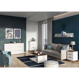 Germania Couchtisch &raquo;California&laquo; Breite 109 cm, mit filigraner Deckplatte braun B/H/T: 109cm x 39cm x 59cm