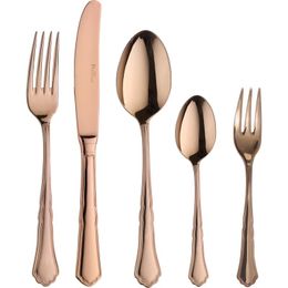 Pinti Inox PINTINOX Besteck-Set &raquo;Settecento Treasure&laquo; Optik schwarz PVD Beschichtung braun Edelstahl 18/10 30 tlg.