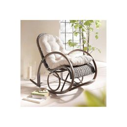 HOFMANN LIVING AND MORE Stuhlkissen beige Polyester B/L: 80cm x 52cm, 1 Stk.