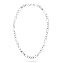 Tamaris Damen Gliederkette silber Edelstahl, L: 45 B: 2,2mm