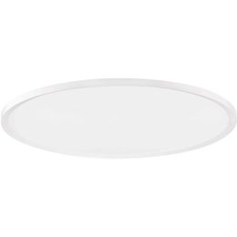 NOVA LUCE Deckenleuchte &raquo;AOTON&laquo; LED-Modul 1 Stk. Warmwei&szlig; wei&szlig; 1, &Oslash; 60cm H: 5cm, 1 Stk.