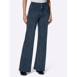 Heine Bootcut-Jeans in dark blue | Gr.: 44