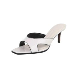 Ital-Design High-Heel Sandalette in Wei&szlig; | Gr.: 41