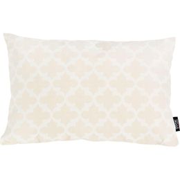 done. Dekokissen &raquo;Windsor Milano&laquo; Jacquardgewebte Kissenh&uuml;lle ohne F&uuml;llung mit Rei&szlig;verschluss, 1 St&uuml;ck beige Baumwolle, Polyester B/L: 40cm x 60cm, 1 