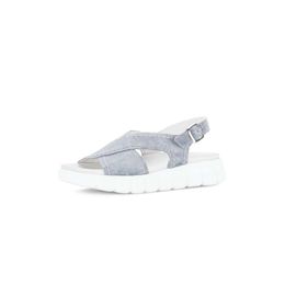 Gabor Plateau Sandalen in blau | Gr.: 40,5