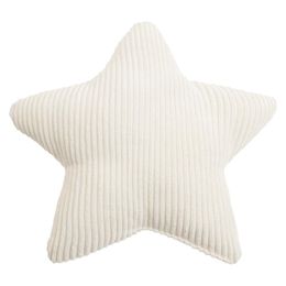 MAGMA Dekokissen &raquo;SHARA Sternkissen&laquo; Kuscheliges Sternkissen mit Cord-Charme Bezug Au&szlig;enkissen: 95% Polyester, 5% Nylon. F&uuml;llung: 100% Polyester B/L: 55cm x