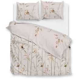 ZO HOME Bettw&auml;sche &raquo;Pettirosso&laquo; 2 Stk. Bettw&auml;sche aus 100% Baumwolle, hochwertiges Flanell beige Flanell, Obermaterial: 100% Baumwolle B/L: 155cm x 