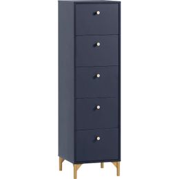Schildmeyer Kommode &raquo;Alfa, Kommode, melaminharzbeschichtet, Made in Germany, B: 40 cm&laquo; Solide Verarbeitung - Dieses Produkt ist in Deutschland gefertigt blau B/H/
