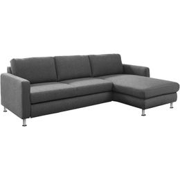 Die PlanBar Ecksofa &raquo;MP-IN19027 L-Form&laquo; wahlweise mit Schlaffunktion, frei im Raum stellbar grau 100% Polyester B/H/T: 265cm x 82cm x 172cm, 