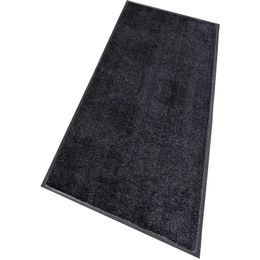 Sch&ouml;ner Wohnen Kollektion SCH&Ouml;NER WOHNEN-Kollektion L&auml;ufer &raquo;Miami Uni&laquo; rechteckig 7 mm H&ouml;he Schmutzfangl&auml;ufer, Schmutzfangteppich, Schmutzmatte, waschbar grau Kunstfaser B : 